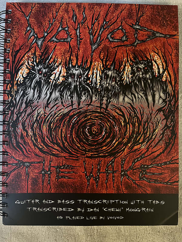 Voivod - The Wake - Guitar and Bass tab / tablature Book | Reverb