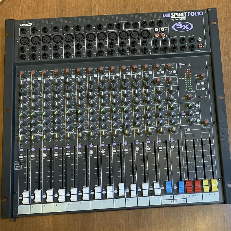 Spirit by Soundcraft Folio SX 16 WITH POWER SUPPLY | Reverb