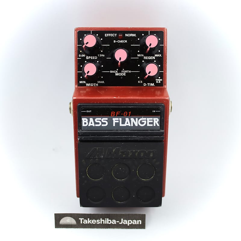 Maxon BF-01 Bass Flanger Made in Japan Guitar Effect Pedal | Reverb