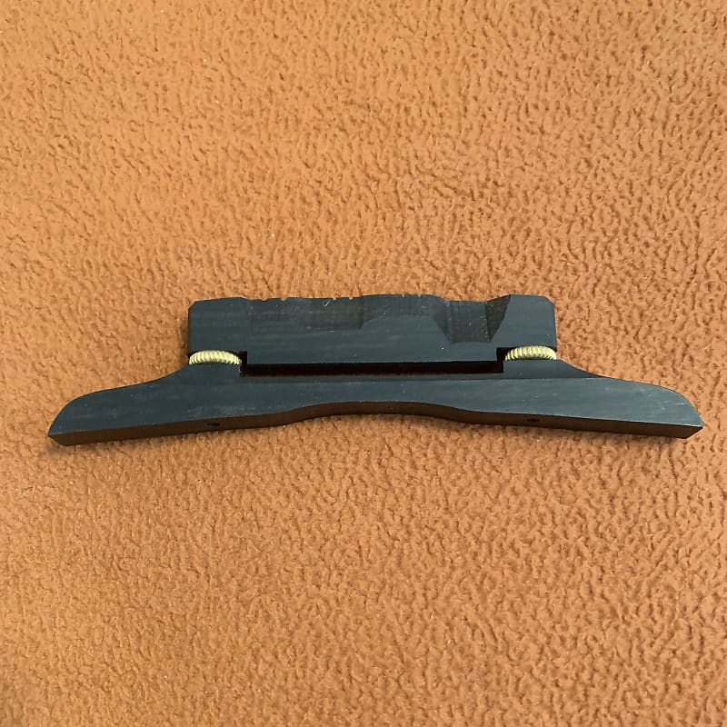 Cumberland Acoustic Acoustic Ebony Mandolin Bridge (Slotted) | Reverb