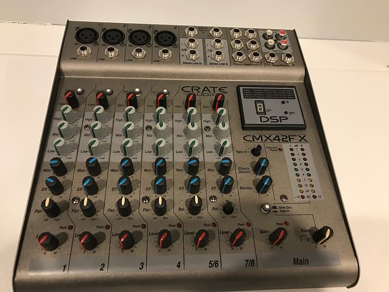 Crate CMX42FX Mixer w/Phantom Power | Reverb