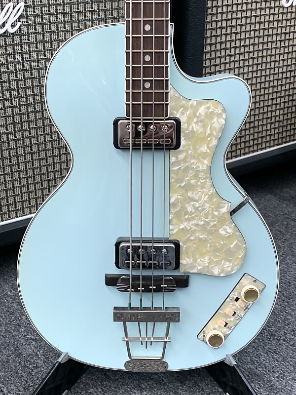 Hofner 500/2 Club Bass Light Blue | Reverb
