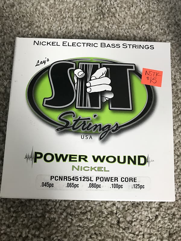 SIT Power Wound Nickel Electric Bass Strings | Reverb