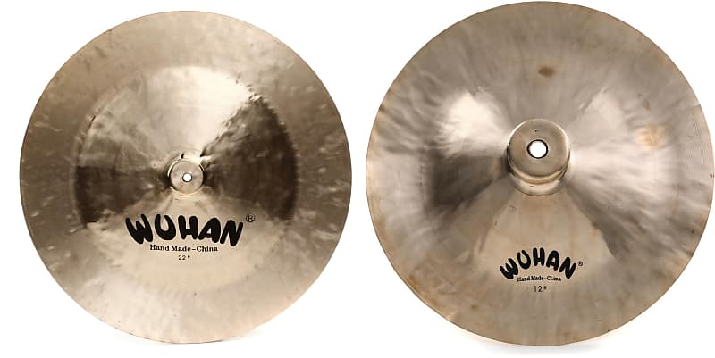 Wuhan 22 inch Lion China Cymbal Bundle with Wuhan 12 inch | Reverb