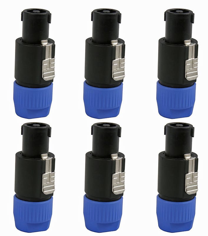 NL4FX Neutrik 4-Pole SpeakOn Cable Connector Quantity 6 | Reverb