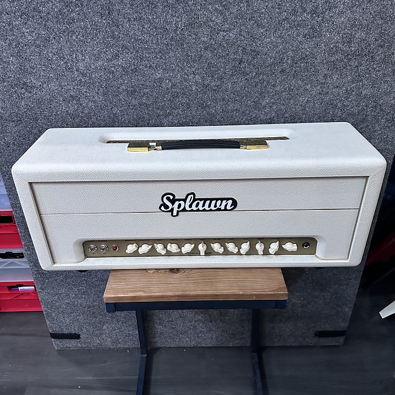 Splawn Nitro 100 with Footswitch 2020 - White/Gold | Reverb