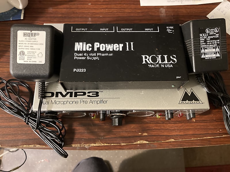 Totally modified M-Audio DMP3 and outboard phantom powerM | Reverb