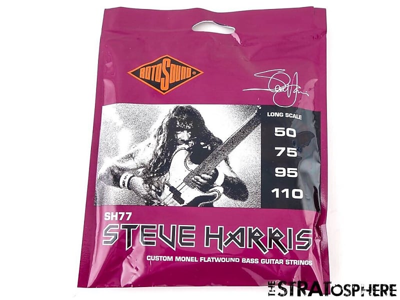 Steve Harris Rotosound SH77 .050-.110 Long Scale Flatwound | Reverb