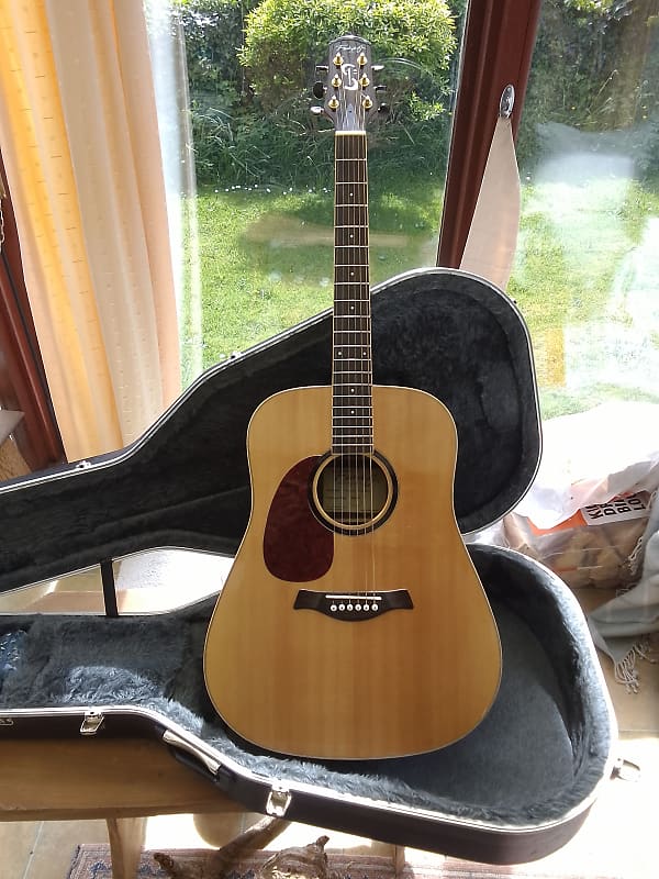 Fairclough Acoustic Star Left Hand Dreadnought Guitar + | Reverb UK