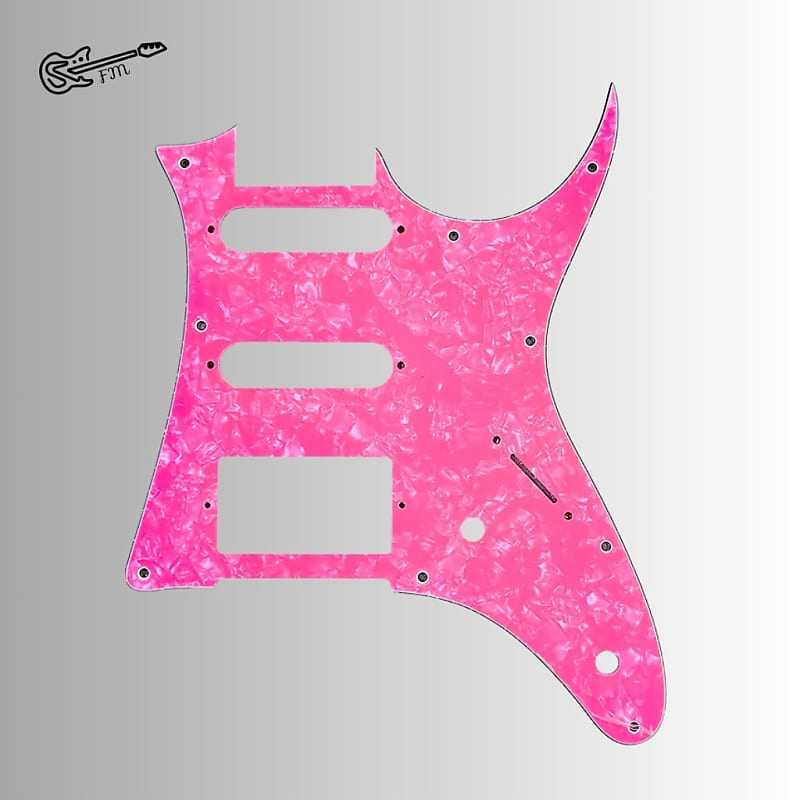 4 Ply Pink Pearl Ibanez GRX40 Style Pickguard | Reverb