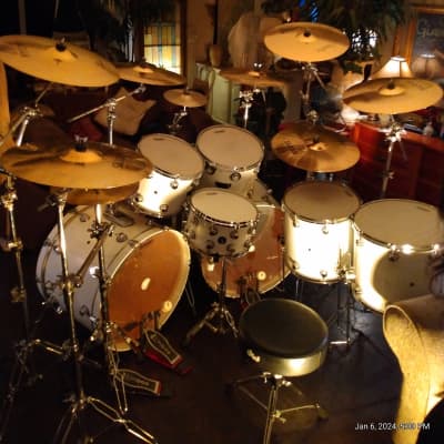 Barry Brandt Angel DW Touring White Lacquer Custom Order Drum | Reverb