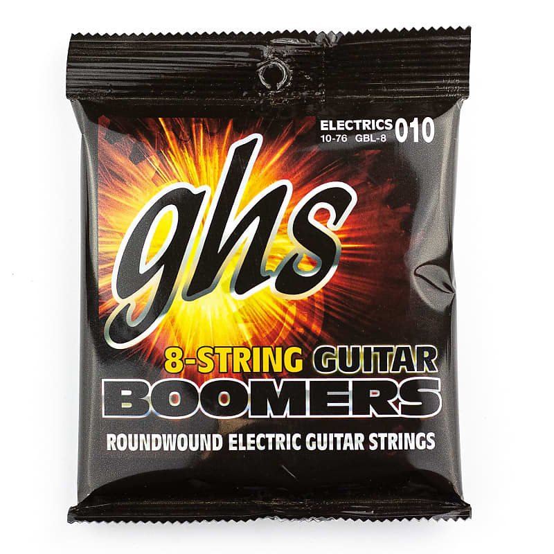 GHS Boomers Dynamite Nickel Alloy 8-String 10-76 Electric | Reverb