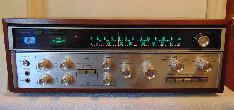 Sansui QRX-3500- 2/4 Channel Stereo Receiver 1973 - Wood | Reverb