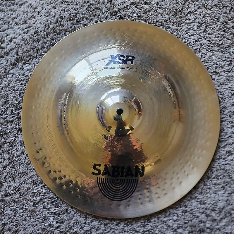 Sabian 16" XSR Fast STAX china (2010's Brilliant) | Reverb