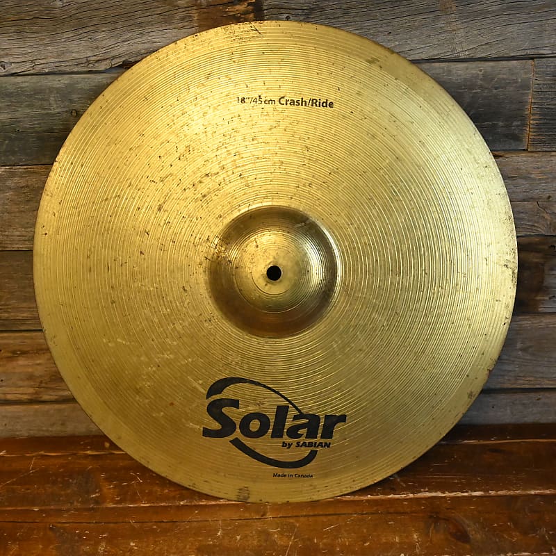 Sabian Solar 18" Crash Ride | Reverb