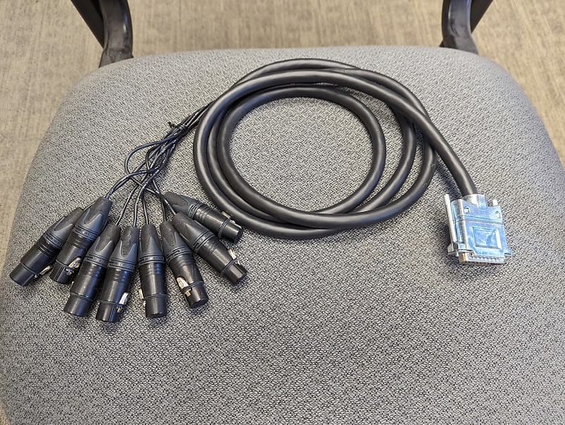 Mogami DB25/Female Gold XLR 8 ch Snake Cable, 6' | Reverb