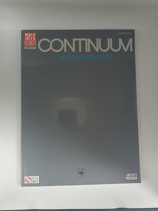 John Mayer Continuum Tablature Book | Reverb