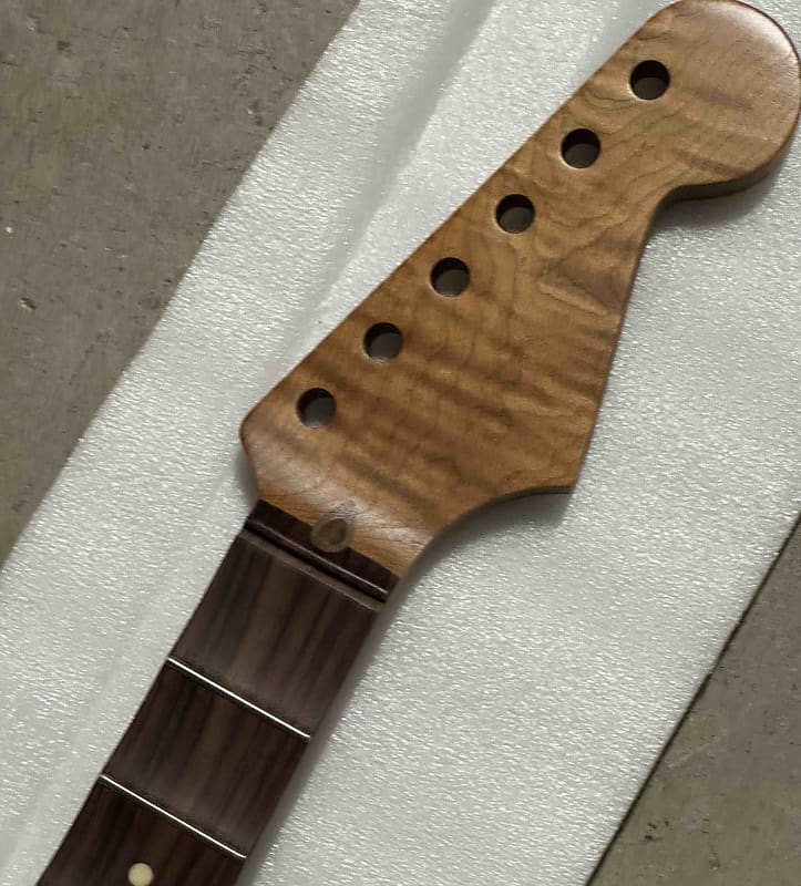 Custom made Scalloped Strat Neck fits fender Stratocaster | Reverb