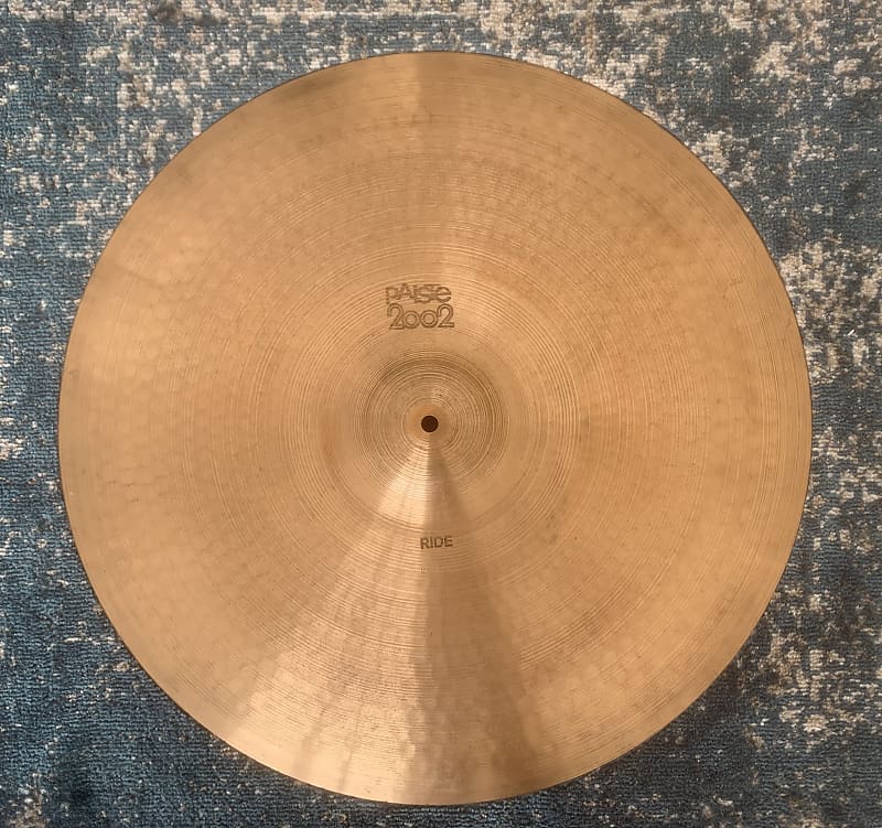 22” 1980 Paiste 2002 Black Label Ride | Reverb