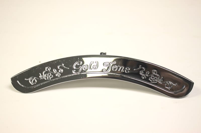 Gold Tone Gold Tone Impressed Logo/Vines Banjo Armrest #R1662 | Reverb