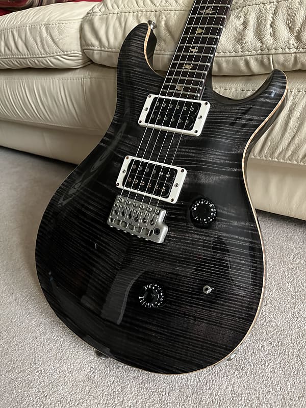 PRS Custom 24 1989 Charcoal 10 Top | Reverb UK