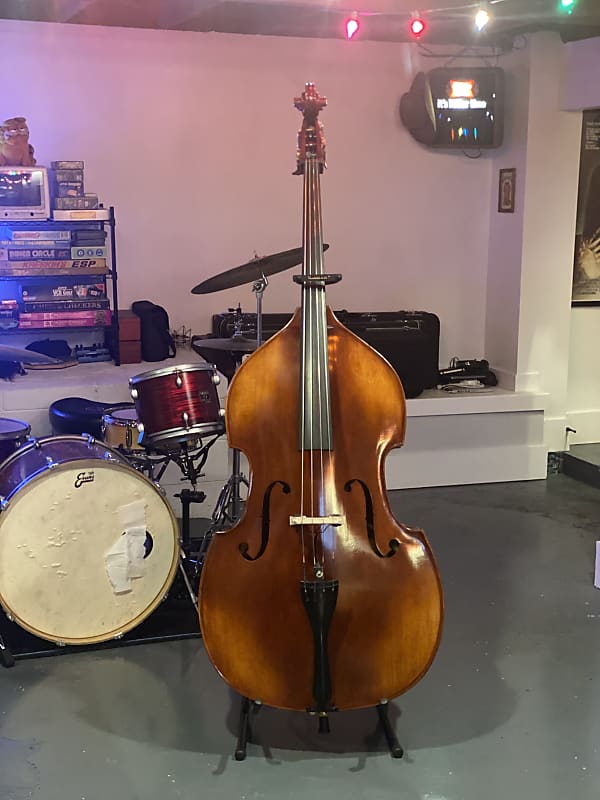 Custom 3/4 upright bass Custom 2021 All real spruce and maple | Reverb