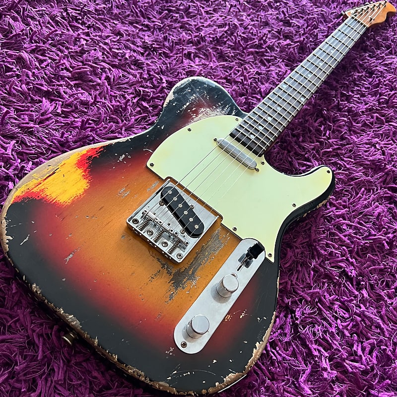 Custom Shop Style Heavy Relic Telecaster Guitar | Reverb