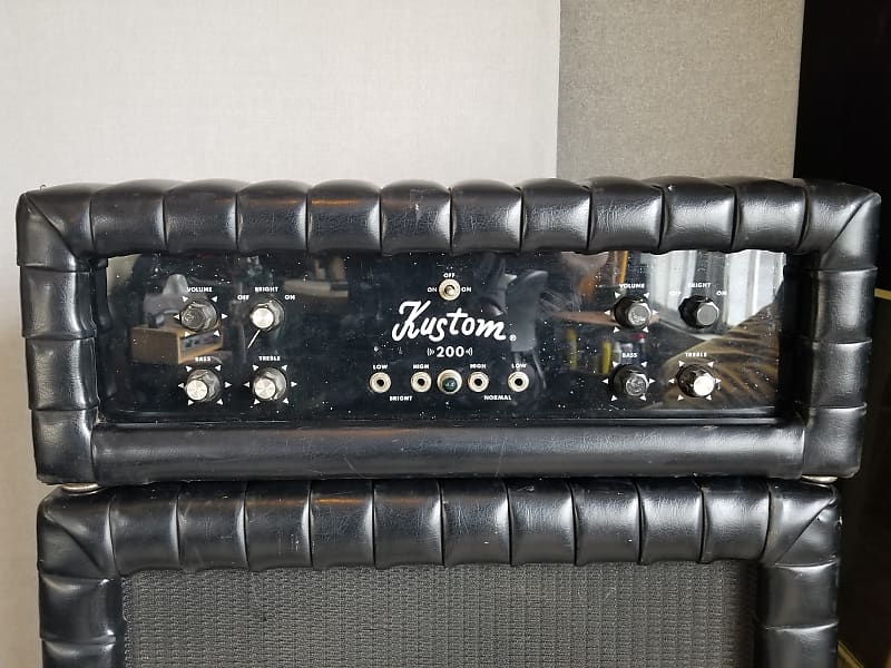 Kustom K200B-1 w/ 2x15 Cab 1966 Black | Reverb