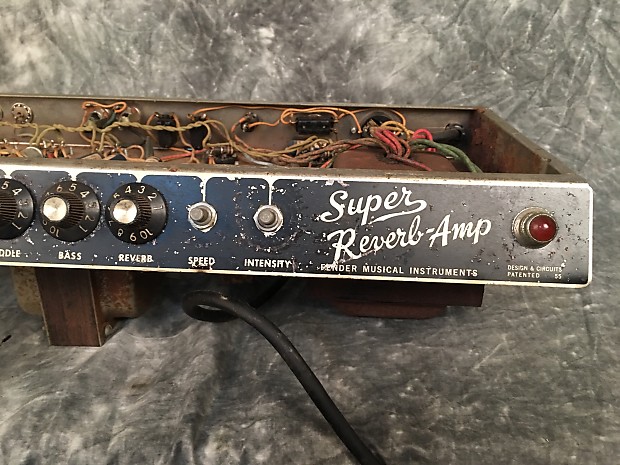 Fender Super Reverb Chassis only 1965 BlackFace Project | Reverb