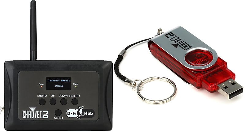 Chauvet DJ D-Fi Hub Wireless DMX Transmitter/Receiver Bundle | Reverb Chauvet DJ D-Fi Hub Wireless DMX Transmitter/Receiver Bundle | Reverb