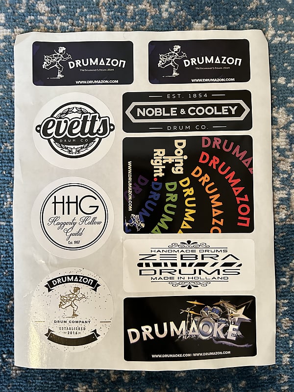 Drum Stickers | Reverb Canada