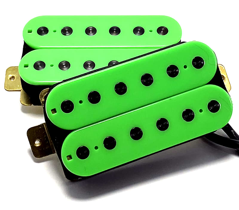 Dragonfire Shadow Bucker Pickup Set, Hot Passive Dark Pole | Reverb