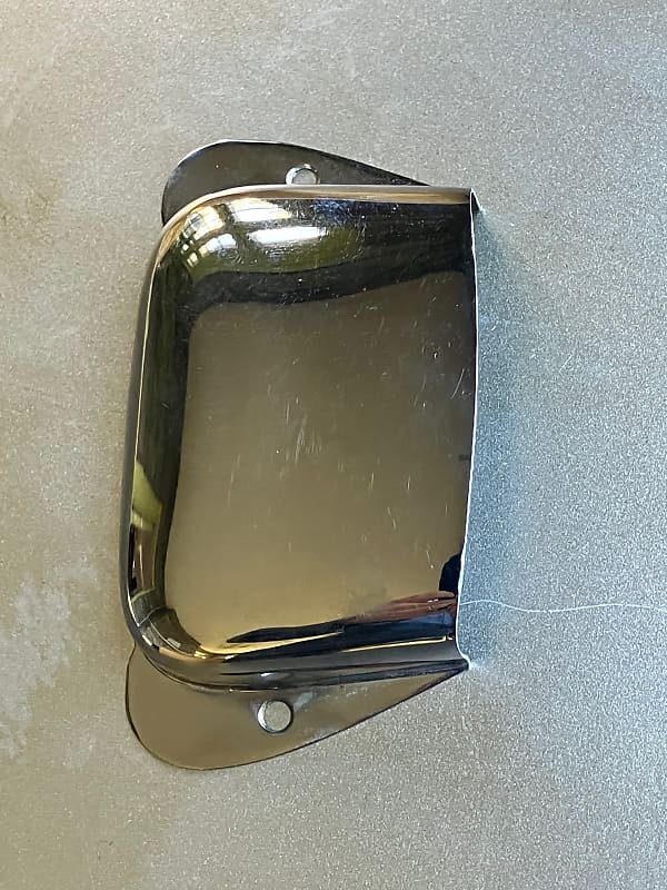 Fender Precision Bass 1960s-70s Chrome Bridge Cover | Reverb