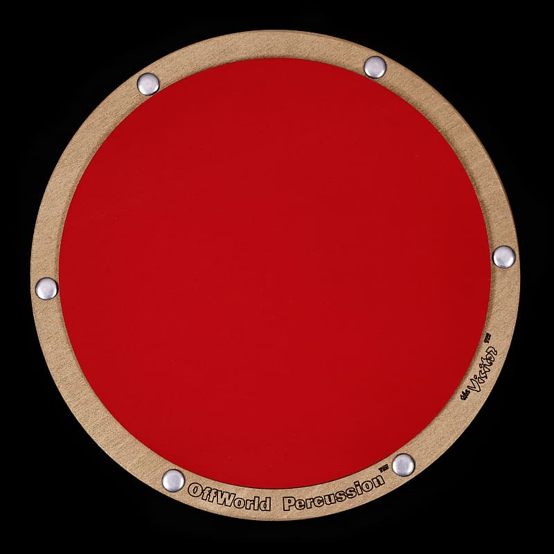Offworld Percussion Visitor 9" Practice Pad, Red | Reverb