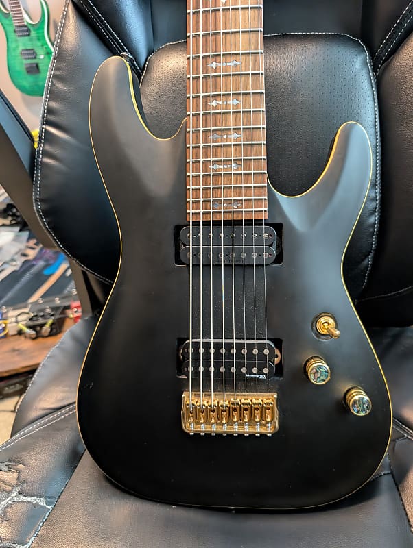 Heavily modded Schecter Demon-8 | Reverb