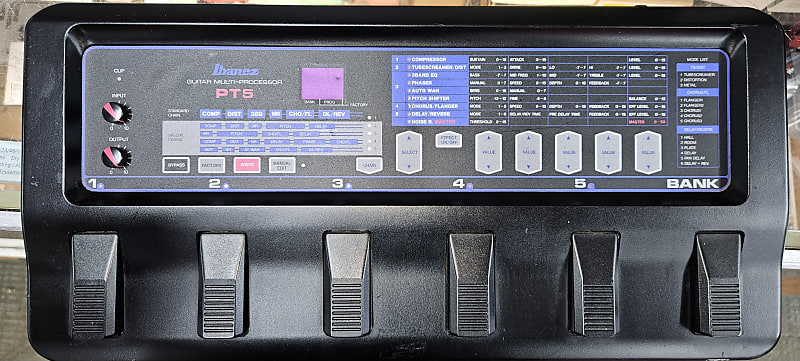 1992 Ibanez PT5 Guitar Multi-Effects Processor | Reverb