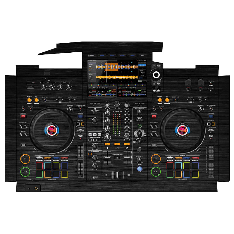 dj-skins Pioneer DJ - XDJ-RX3 Skin - Brushed Black - DJ Skin | Reverb
