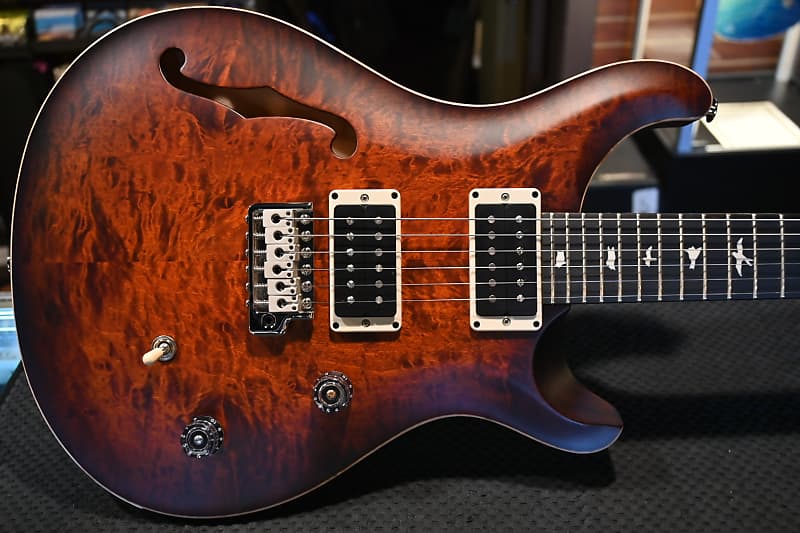 PRS Wood Library CE 24 Semi-Hollow Quilt Tortoise Shell Satin | Reverb