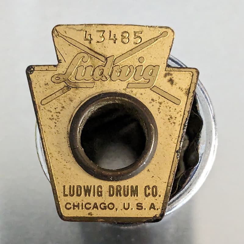 Ludwig Keystone Badge 1964 - Brass | Reverb