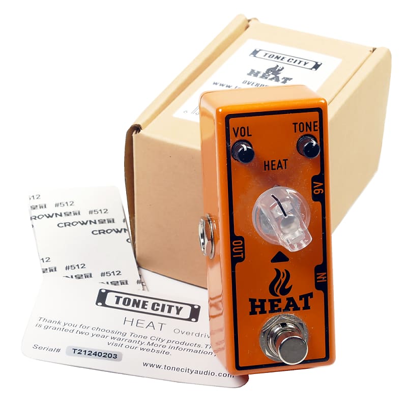 Tone City Lil Heat Greg Koch Overdrive Pedal | Reverb UK