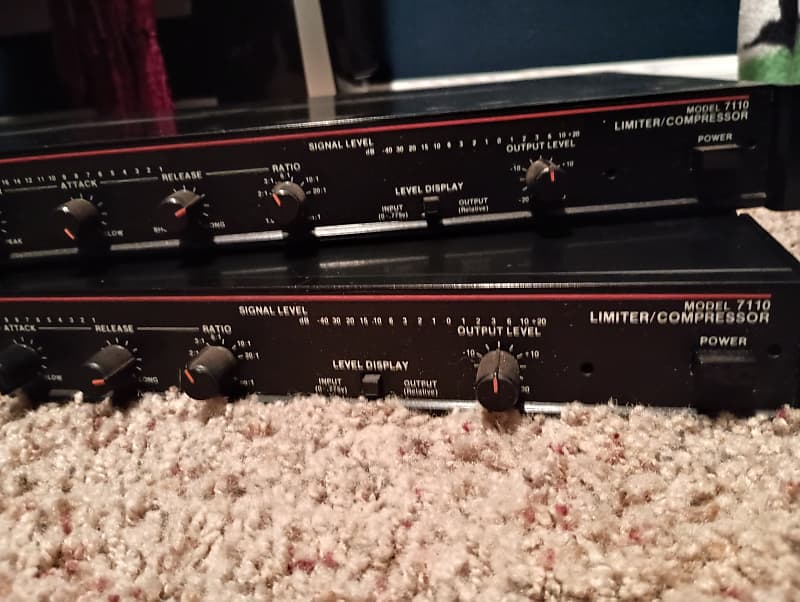JBL UREI 7110 Limiter/Compressor 80s - Black | Reverb