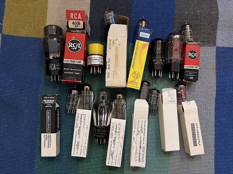 Vintage Tube Collection: RCA, JJ, Mullard, Zenith (6V6, | Reverb