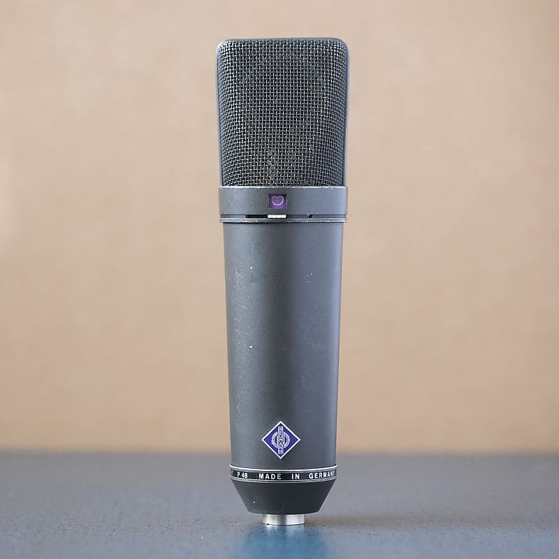 Neumann U87 mt vintage condenser microphone with fresh | Reverb