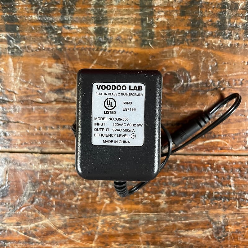 Voodoo Lab 9v AC 500mA Power Supply For Original Pedal | Reverb