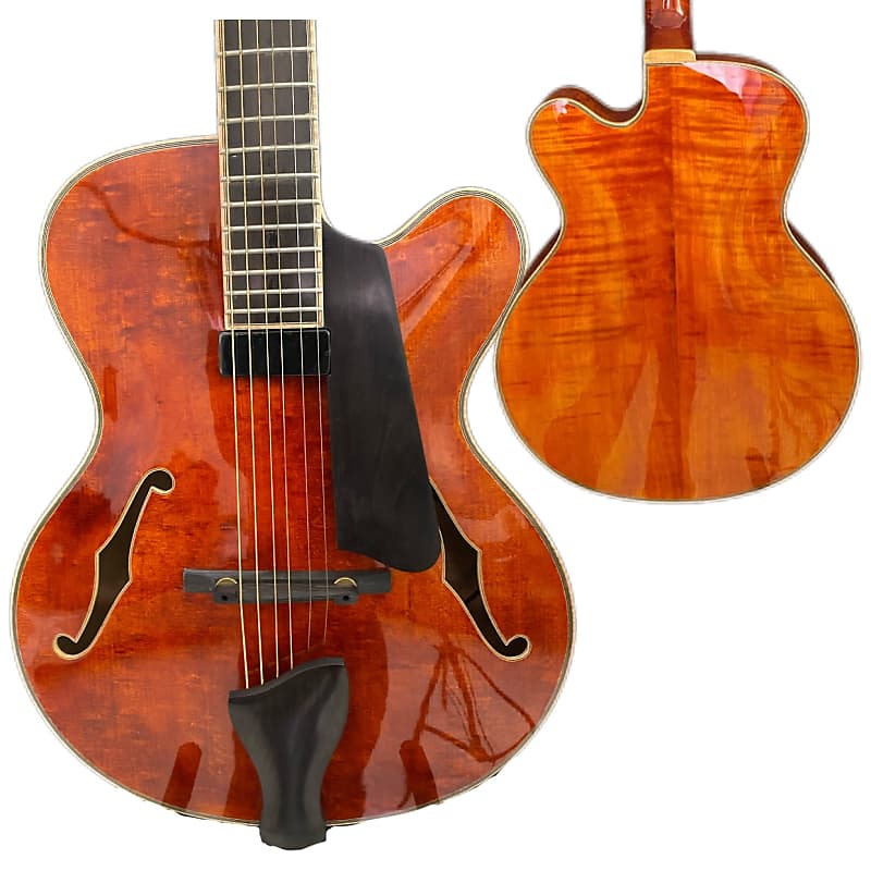 Yunzhi 16inch Luthier Handcraft electric Jazz Archtop Hollow | Reverb