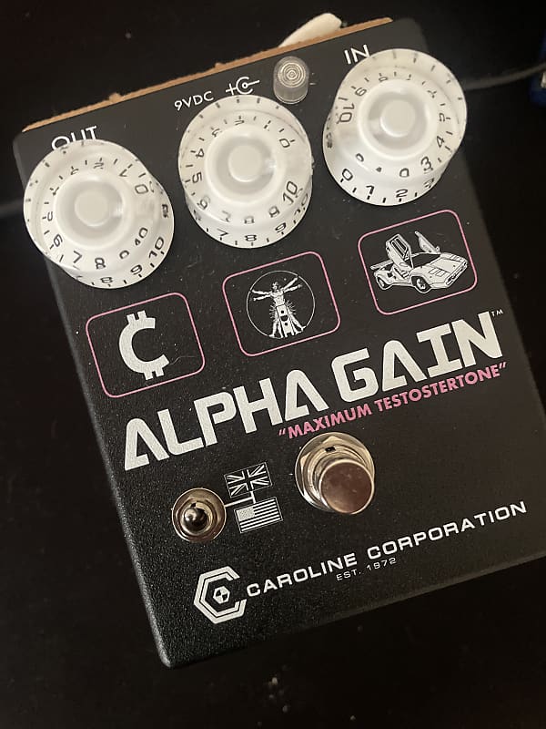 Caroline Guitar Company Alpha Gain 2024 - Black and Pink | Reverb