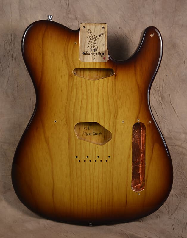 Warmoth Swamp Ash Chambered Telecaster Body | Forearm | Reverb