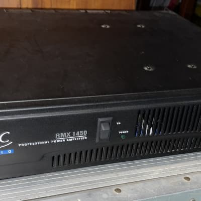QSC 1450 RMS Rack-Mounted Power Amp - Black | Reverb