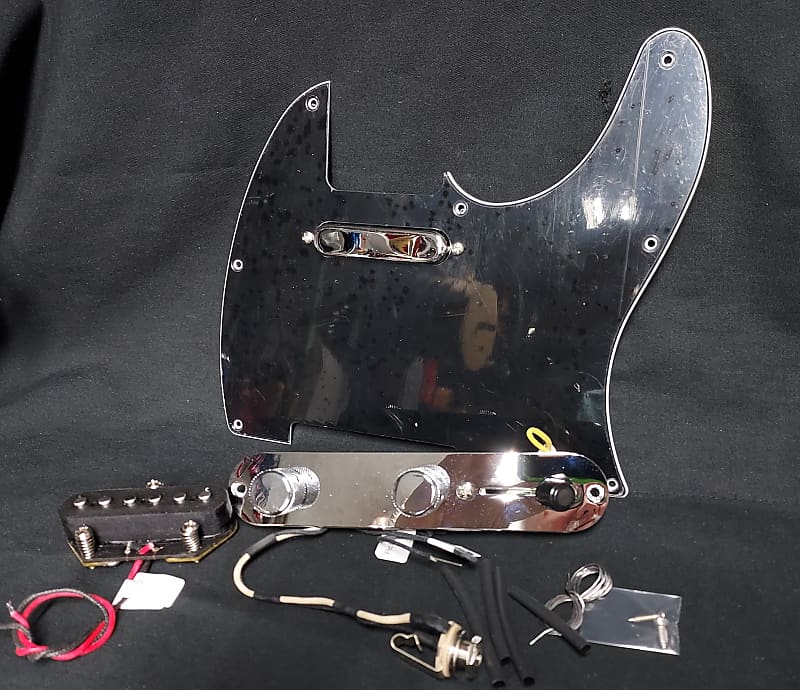 Rock'n R Guitars Pre-Wired Tele Control Plate W/Pickguard & | Reverb