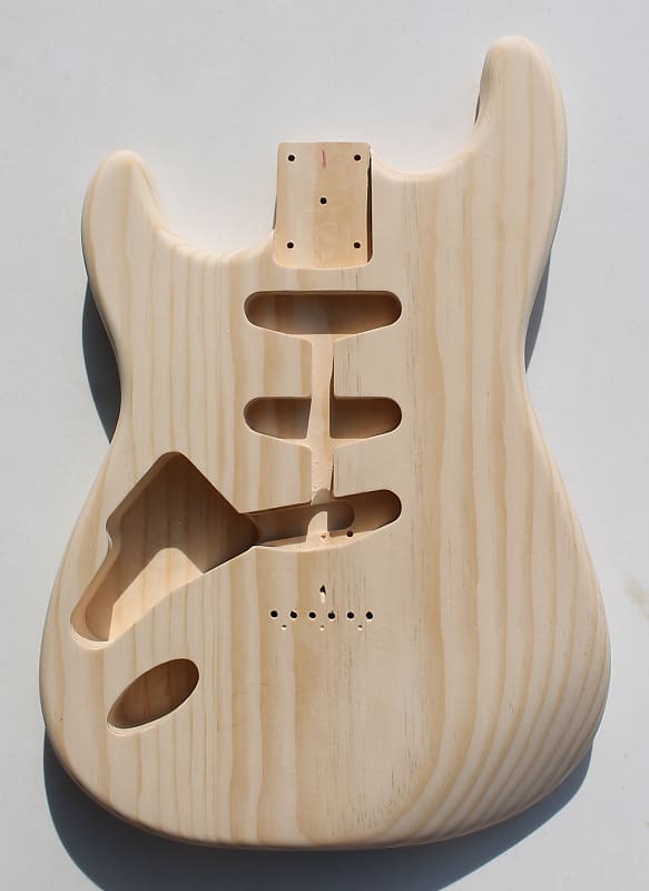 AMERICAN MADE STRAT STYLE BODY H.TAIL - LEFT HANDED - SUGAR | Reverb